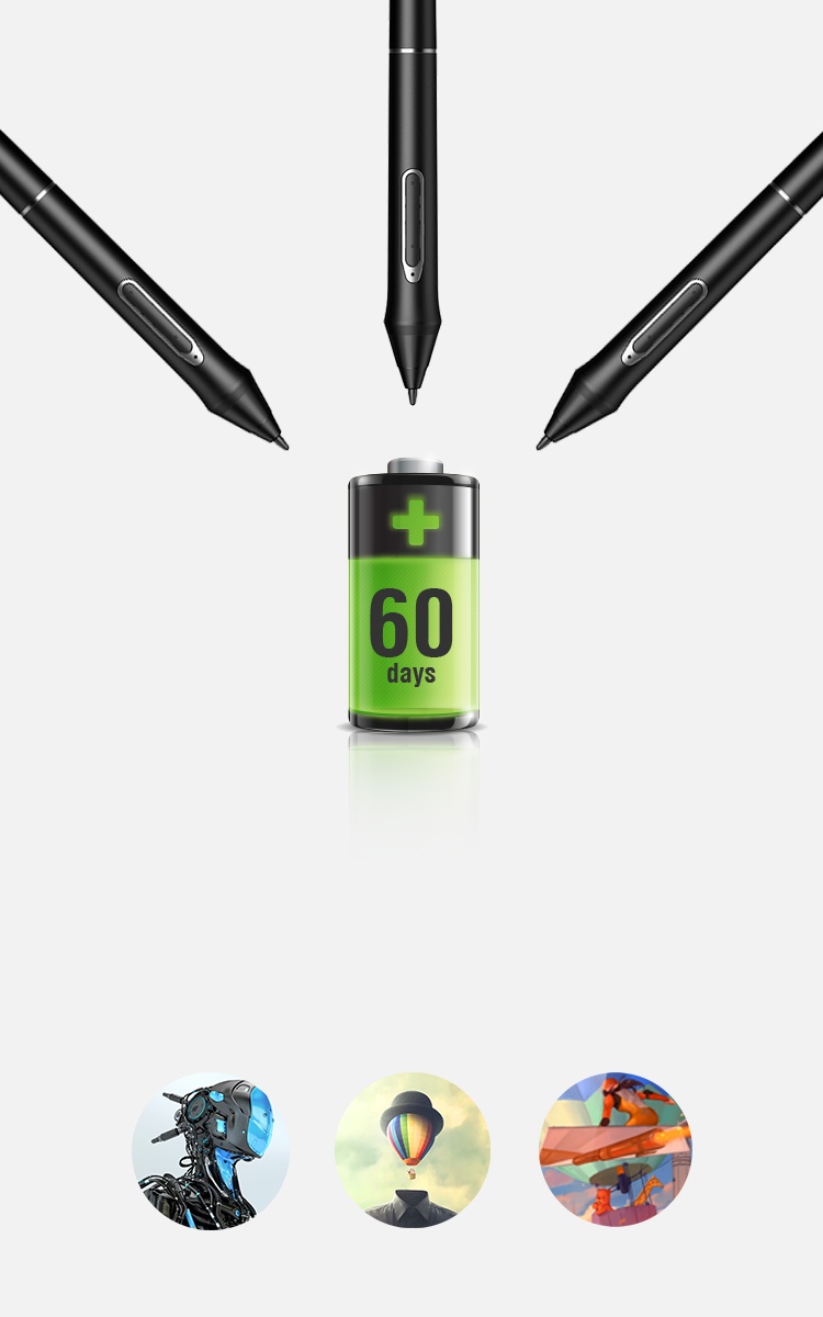 P02S Battery Stylus | XP-Pen official Store