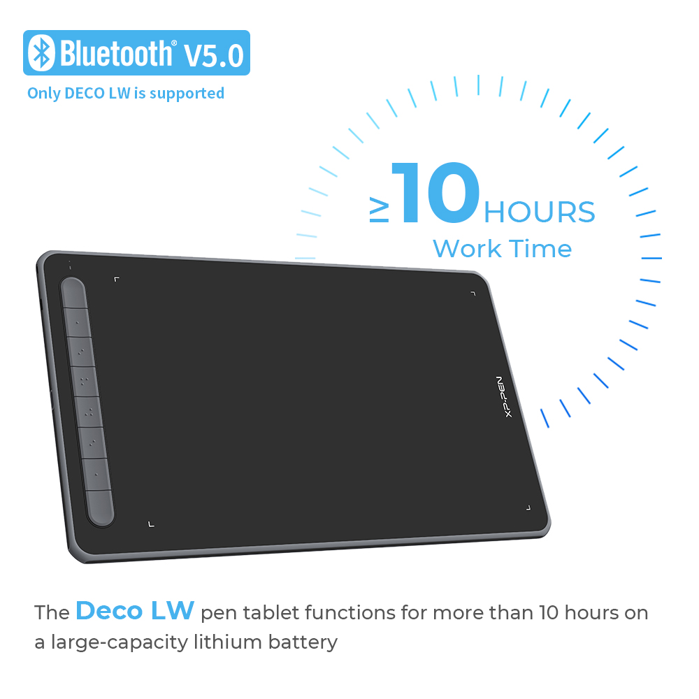 Deco LW Bluetooth Wireless Pen Tablet | XP-Pen official Store